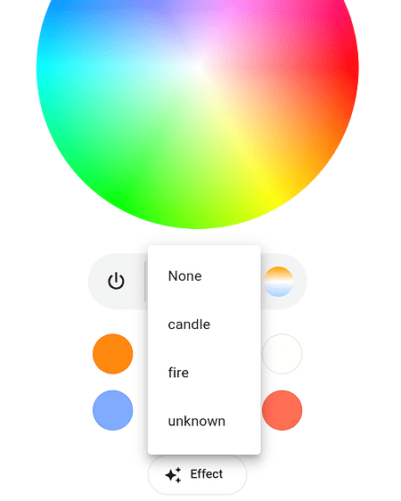 What does the colorloop effect do by default? - Configuration - Home ...