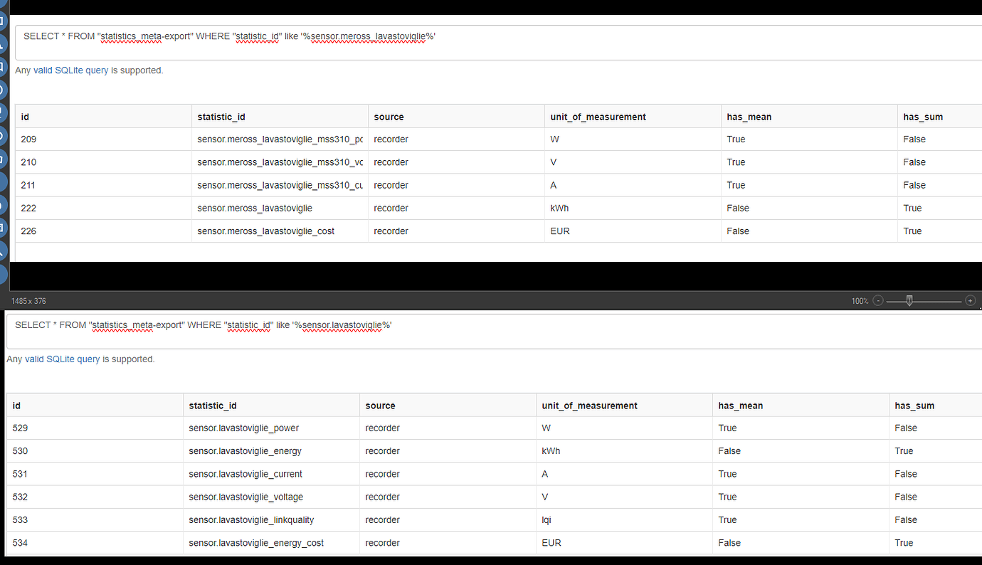Migrate energy statistic from OLD devide to NEW device (SQL noob) - Configuration - Home ...