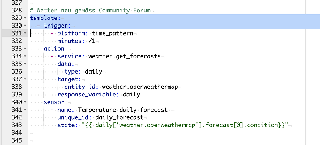 Weather Today's Forecast desperation - Configuration - Home Assistant ...