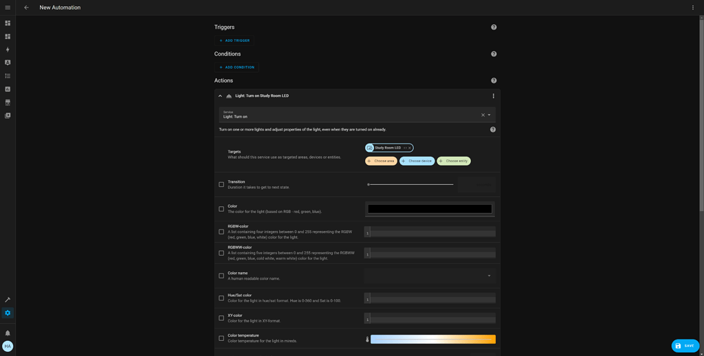 How to control Shelly RGBW2 White Channel Brightness in Automation (Increase and Decrease on ...