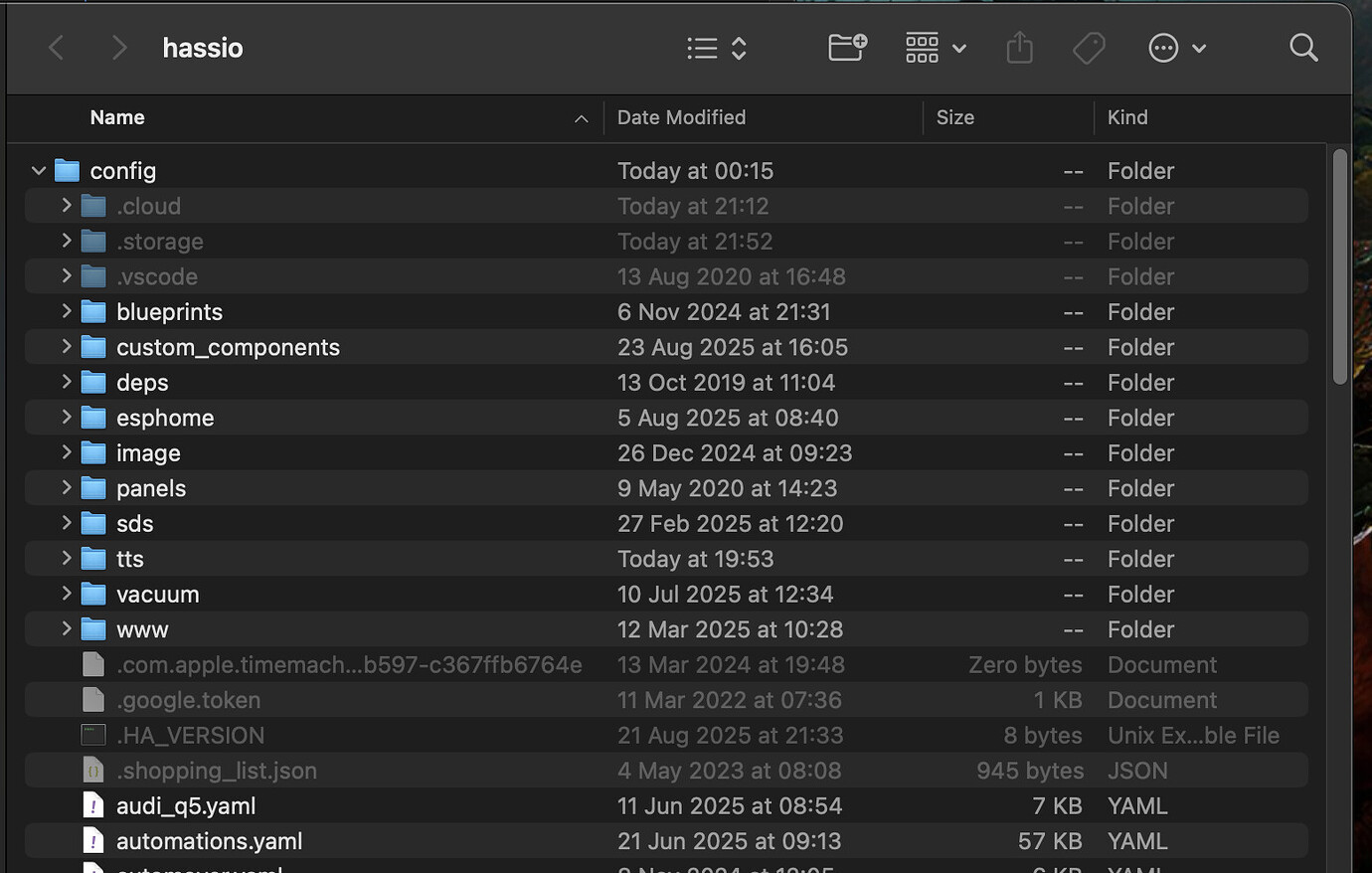 Config folder - Configuration - Home Assistant Community