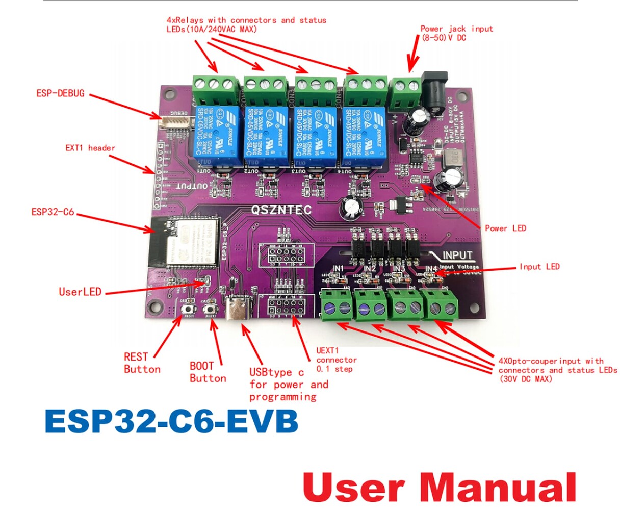 Basic ESPHome Config for ESP32-C6-EVB - ESPHome - Home Assistant Community