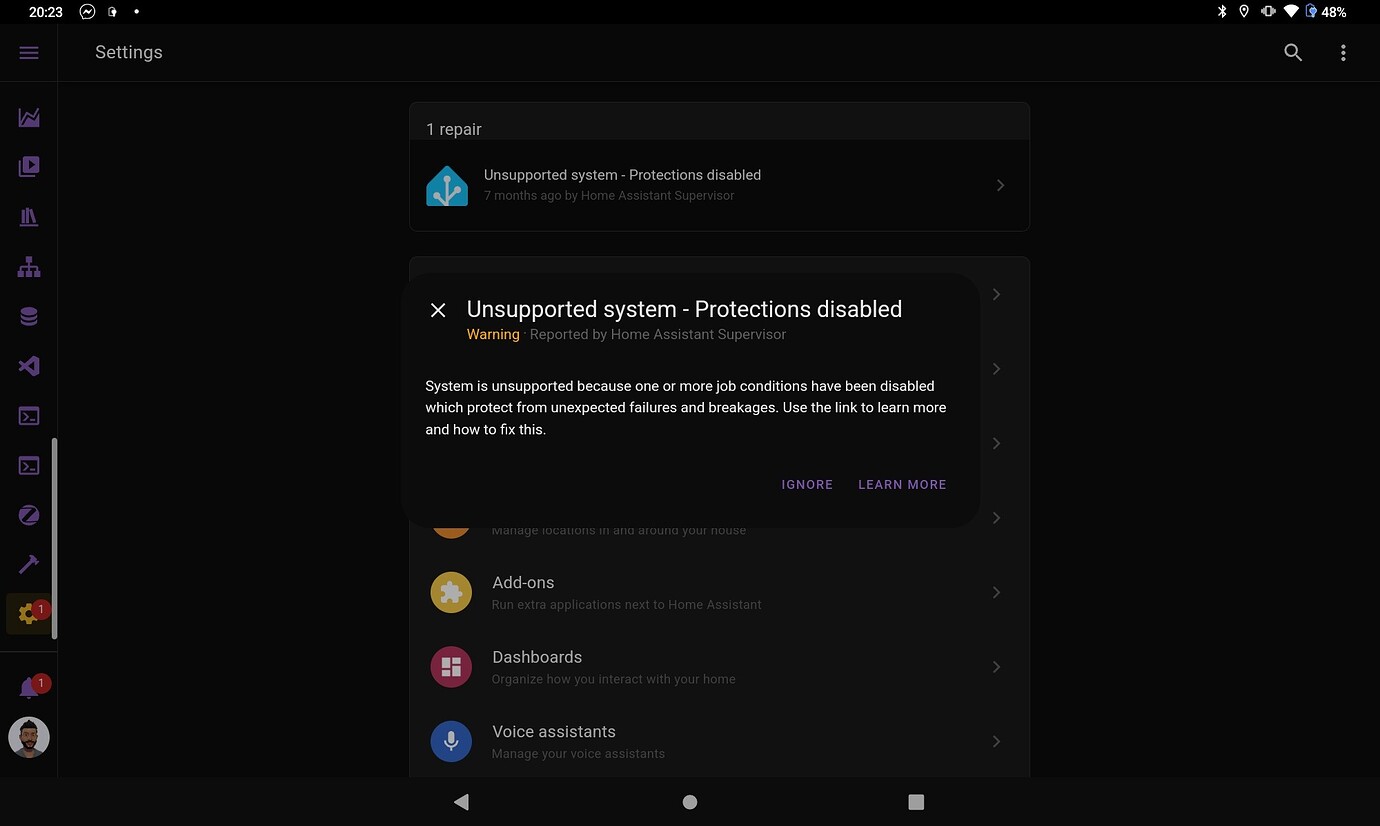 I have this message AddonManager.install' blocked from execution, no host internet connection ...