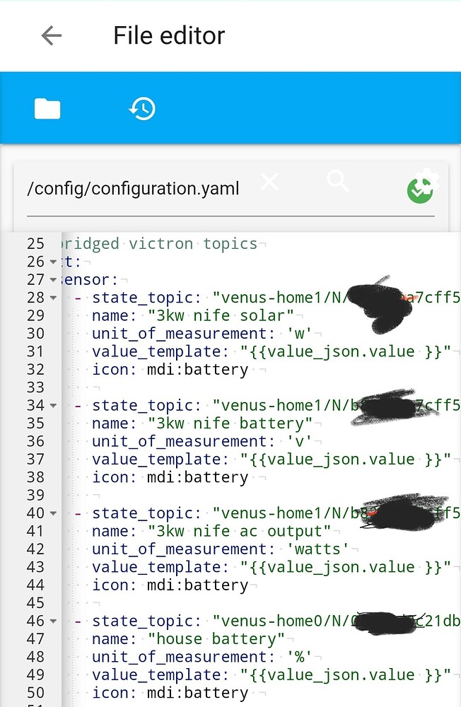 Adding Victron Energy Measurement Mqtt Configuration Home Assistant Community