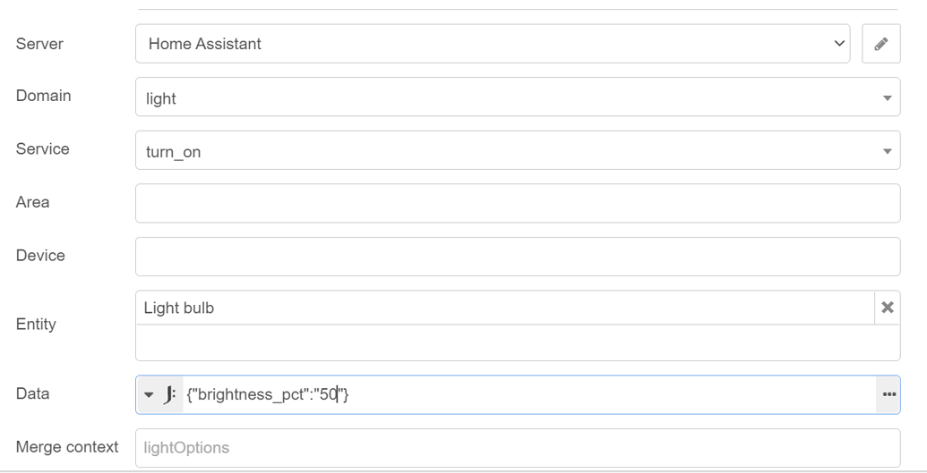 Getting started with Node Red, light to specified brightness - Node-RED ...