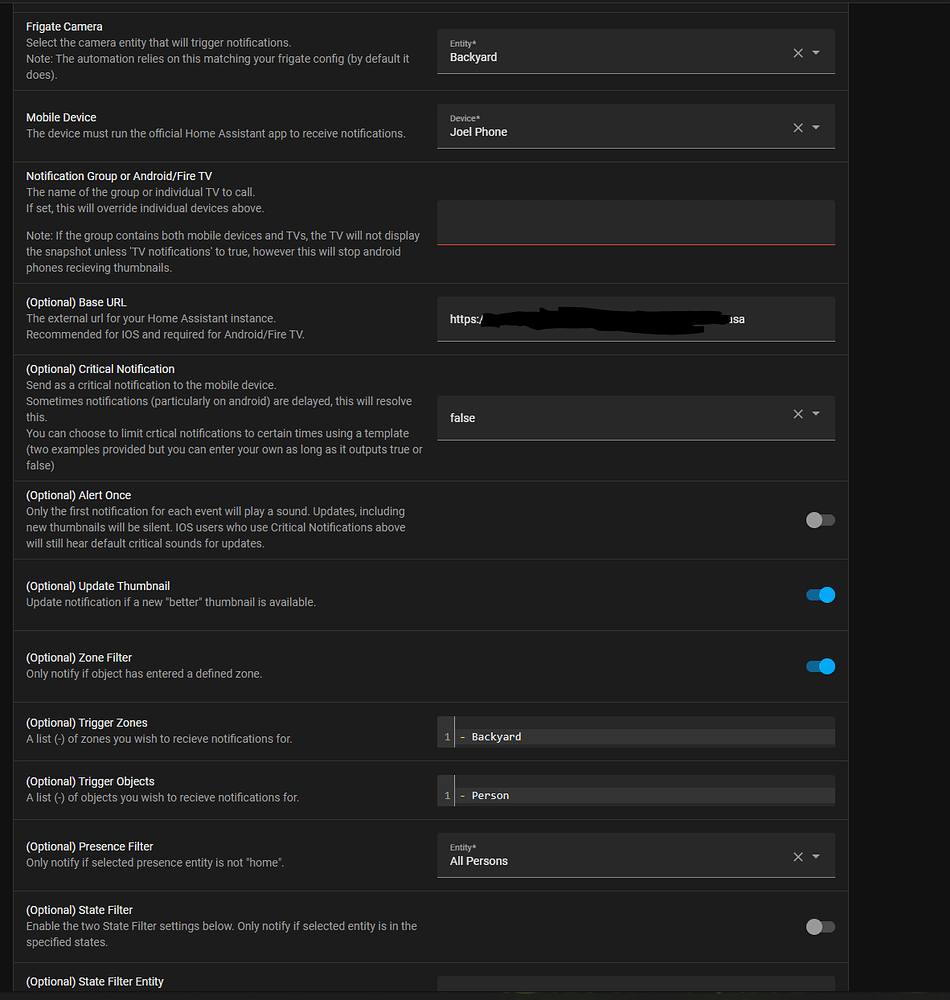 Frigate Mobile App Notifications 2.0 - Blueprints Exchange - Home ...