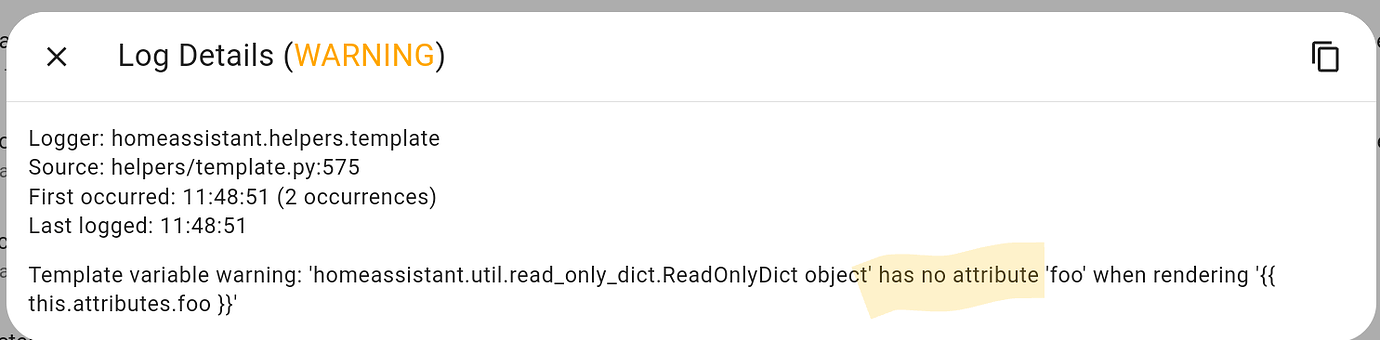 Issue When Referencing Attributes In A Template Sensor Configuration Home Assistant Community