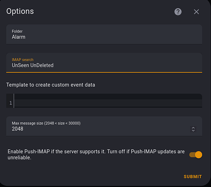 Using the IMAP integration to create a custom event from an email - HELP PLEASE! - Configuration ...