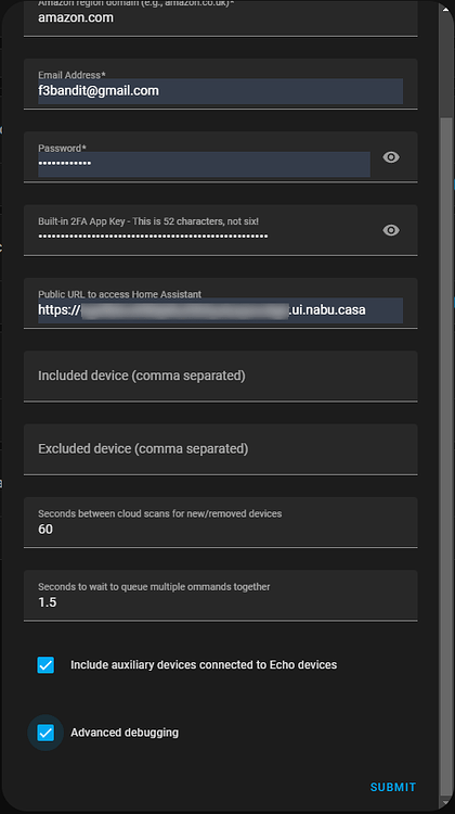 Has anyone successfully installed Alexa Media Player integration recently and is using Nabu Casa ...