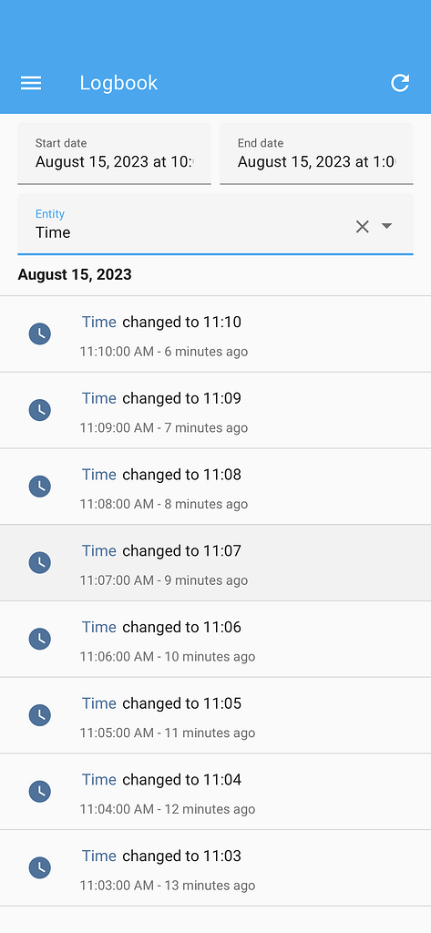 Logbook timestamps consistently off by 6 minutes - Configuration - Home ...