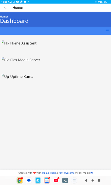 Homer Dashboard Add-on for Home Assistant - Share your Projects! - Home Assistant Community