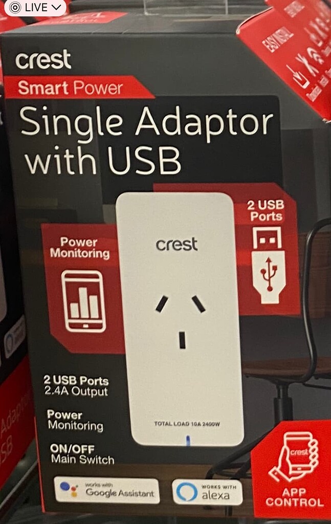 Crest smart plugs - Configuration - Home Assistant Community