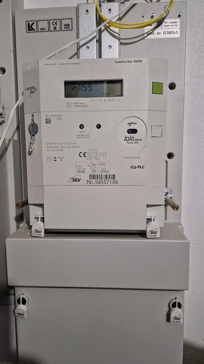 Landis+Gyr E450 smart meter integration - Configuration - Home ...