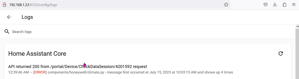 Where Is Log For Supervisor Frontend Home Assistant Community