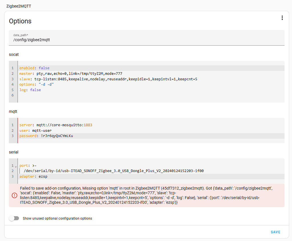 Cannot Configure Zigbee2mqtt Zigbee Home Assistant Community
