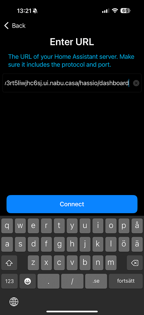 Not able to sign in to IOS app with Nabu Casa URL - Installation - Home Assistant Community