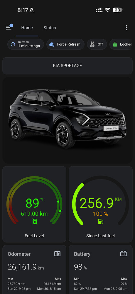 Kia sportage integration - Third party integrations - Home Assistant ...