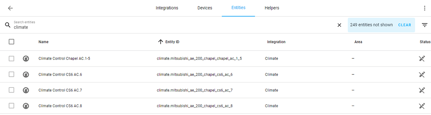 Mitsubishi AC Integration and AE-200 - Third party integrations - Home ...