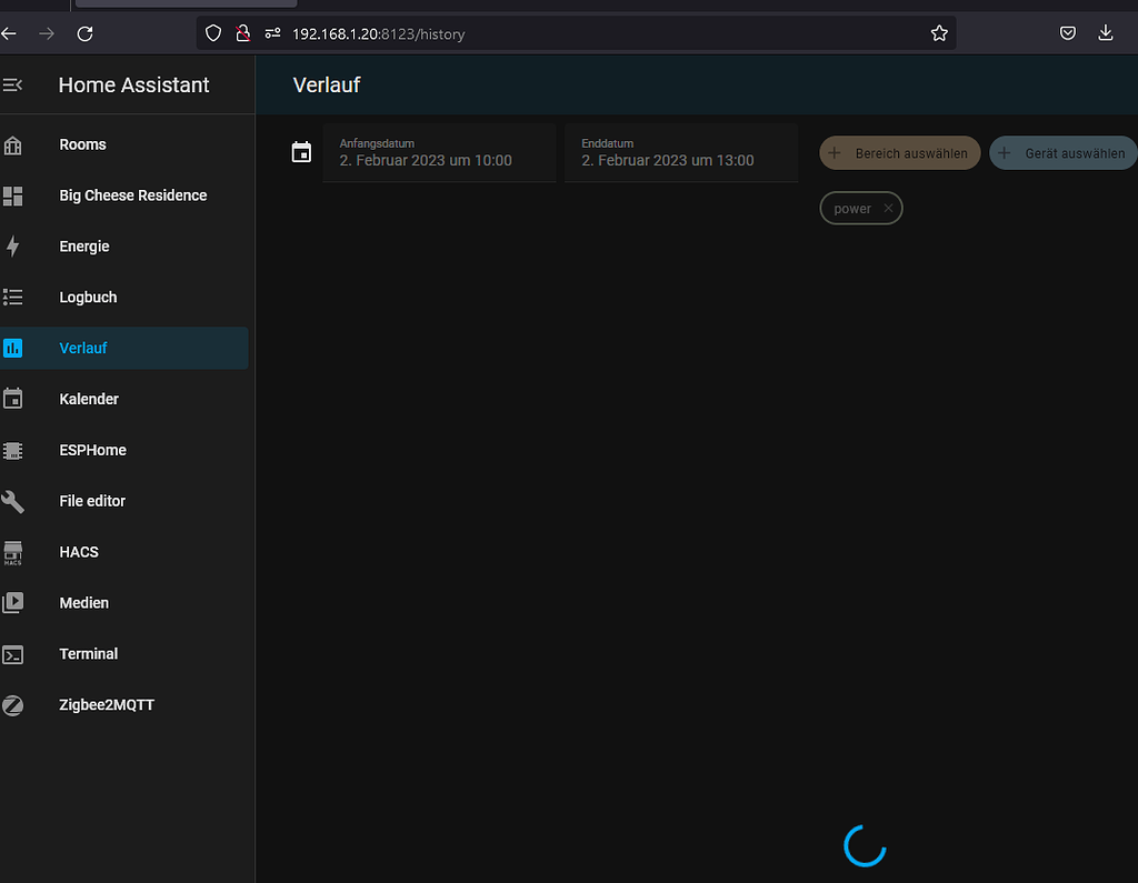 History stuck on endless loop - and workaround - Home Assistant Community History stuck on endless loop - and workaround - Home Assistant Community