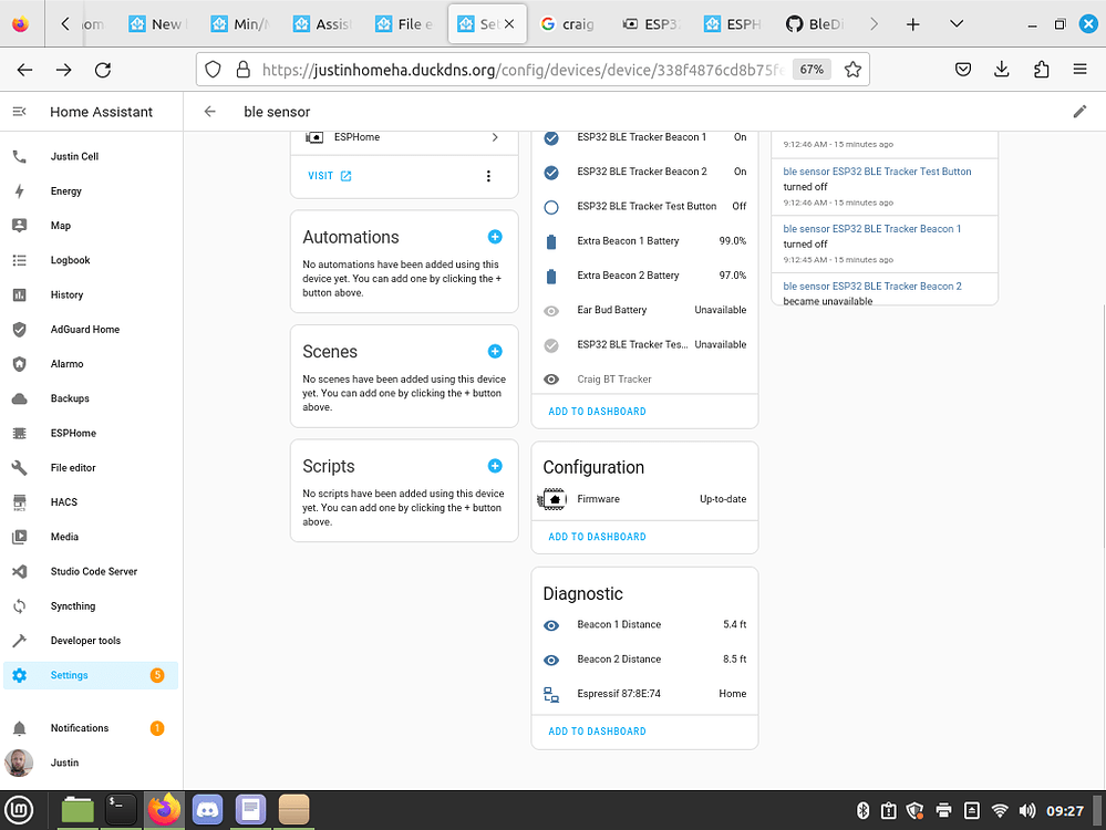 ESPHome RSSI help - ESPHome - Home Assistant Community