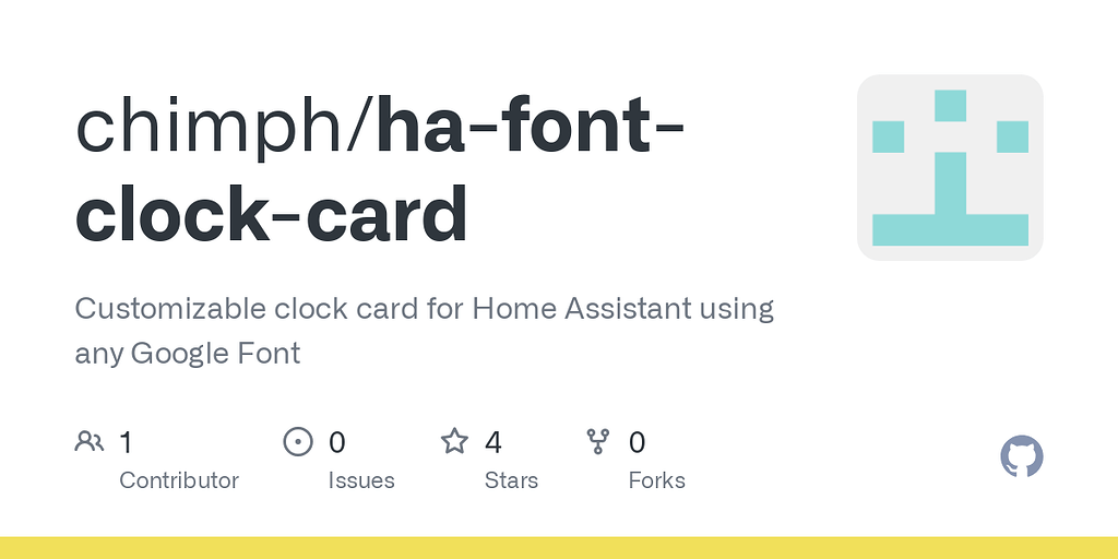 Font Clock Card - Dashboards & Frontend - Home Assistant Community