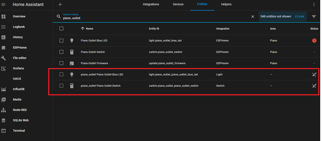 Removing No Unique Id Entity When Integration No Longer Provides It Configuration Home
