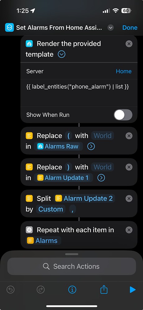 Sync Home Assistant Alarm Clock to iPhone alarms using shortcuts, ios ...