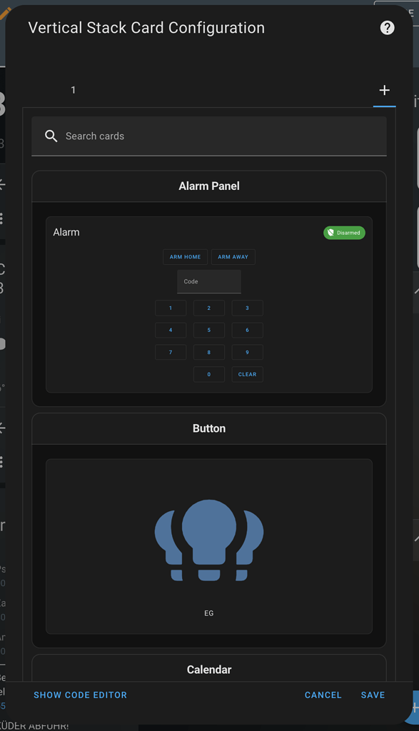 Custom card editor with card picker? - Dashboards & Frontend - Home ...