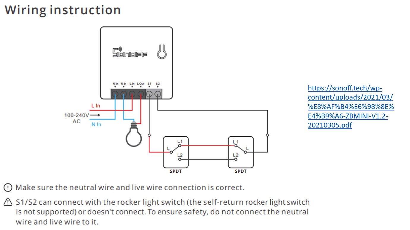 Sonoff ZBMINI UK wiring sanity check - Hardware - Home Assistant Community