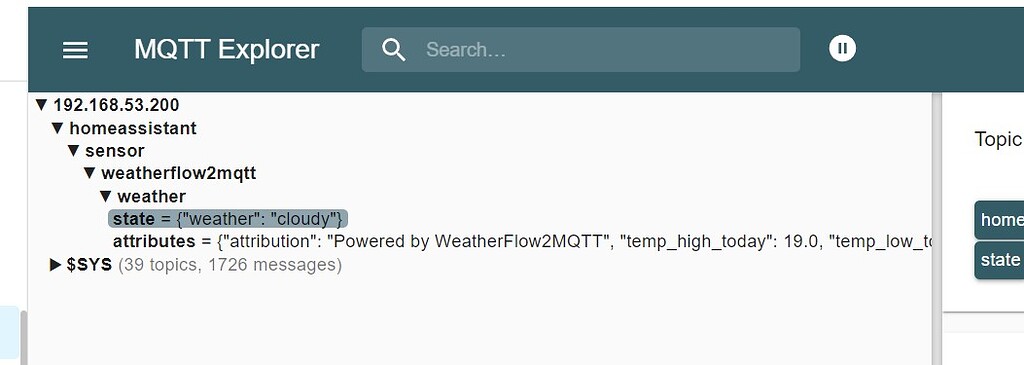 WeatherFlow2MQTT - mqtt - Home Assistant Community