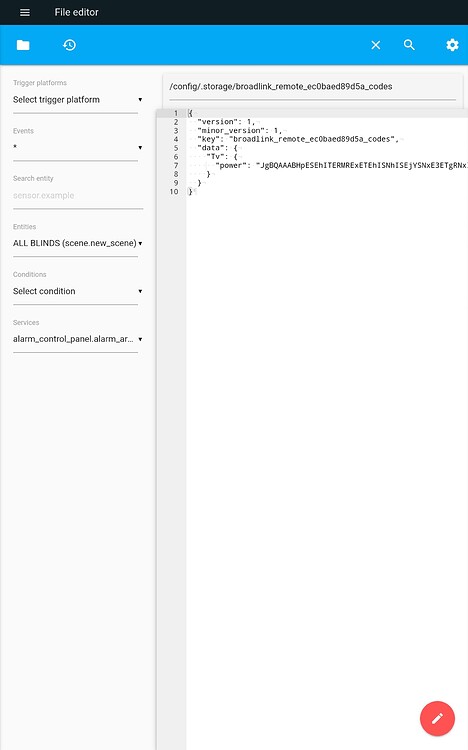 Broadlink Codes Lost Noob Home Assistant Community
