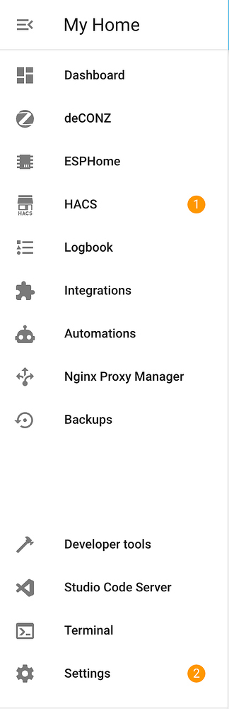 Display HACS updates with a small number - Configuration - Home ...