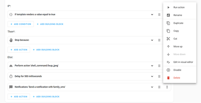 Problems executing shell command in script - Configuration - Home Assistant Community