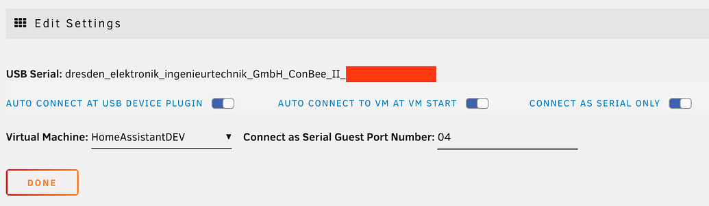 [Solved] Conbee 2 fails to connect to ZHA (HA in Unraid VM) - Zigbee - Home Assistant Community