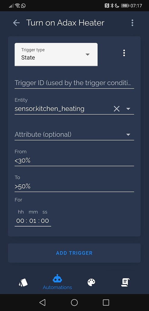 Using Tado TRV as an automation trigger - Configuration - Home ...