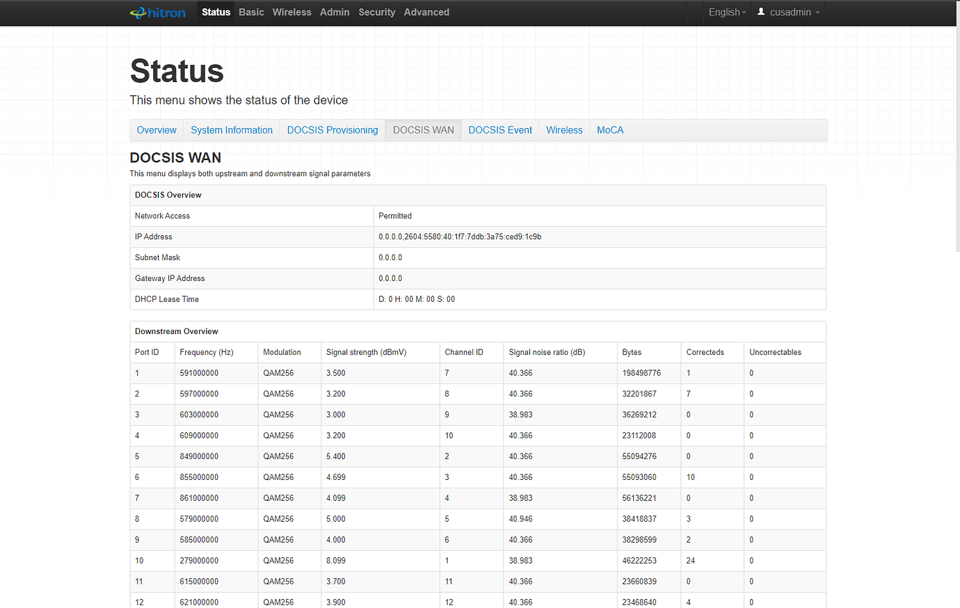 Rogers CODA-4582 Status Webscraping - Configuration - Home Assistant ...
