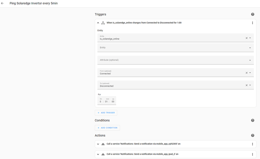 Ping an Lan device online, automation not working - Configuration - Home Assistant Community