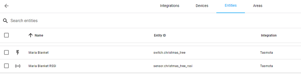 Change Entity ID of Tasmota device - Configuration - Home Assistant ...