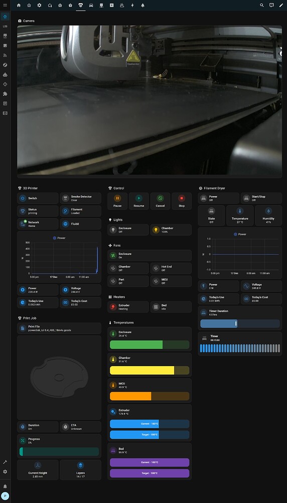 3D printer Dashboards - Dashboards & Frontend - Home Assistant Community