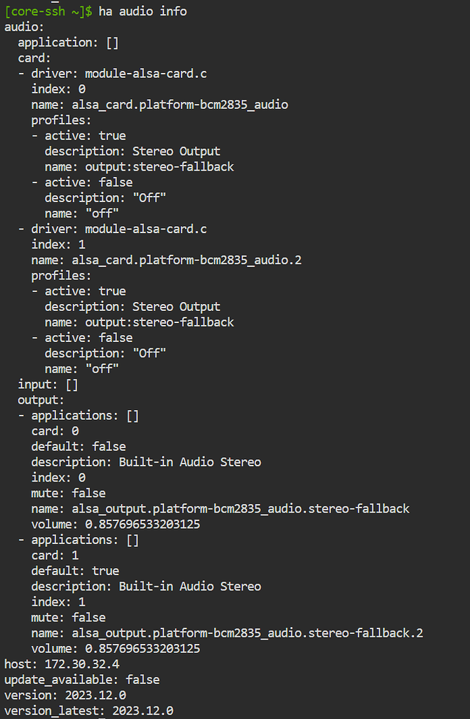 Music Assistant HDMI audio output - Installation - Home Assistant Community