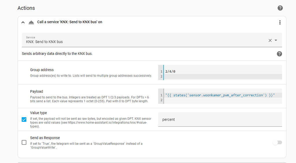 Setting a dynamic value towards an KNX group - automation - Home Assistant Community