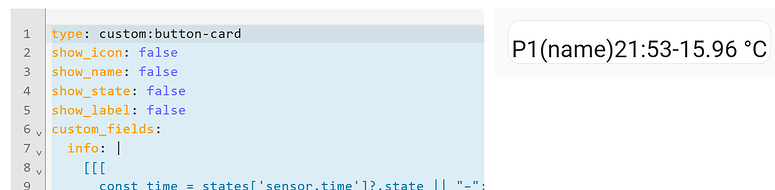 Custom Button Card, can you align labels - Frontend - Home Assistant Community