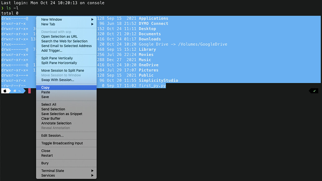 WTH - Why can't I use cmd+c cmd+v for selected lines in Home Assistant Add-on: "SSH server ...
