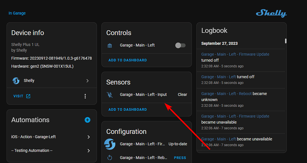 How to read switch status from Shelly Plus 1? - Configuration - Home ...