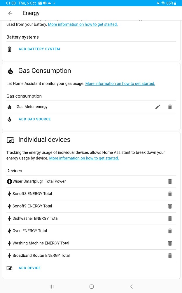 WTH no ability to show my refrigerator in energy dashboard - Month of ...