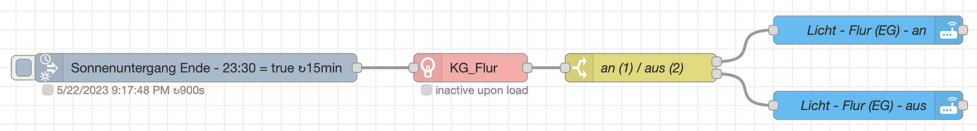 Best practice / time based light with manual override - Node-RED - Home ...