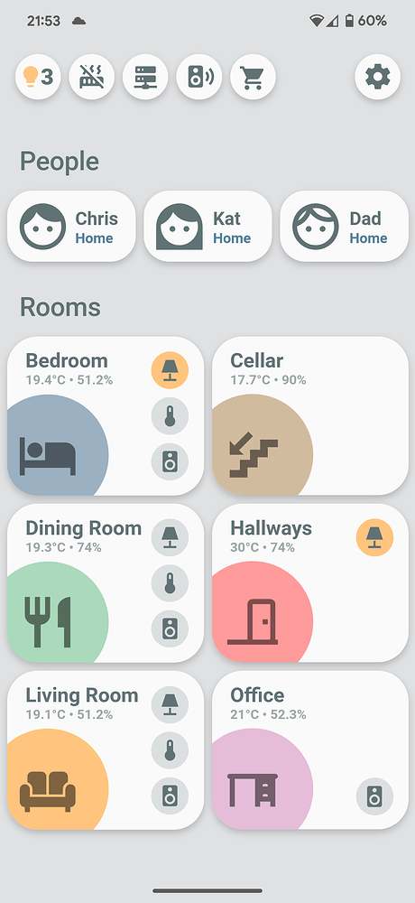 Card Rooms - show yours - Dashboards & Frontend - Home Assistant Community