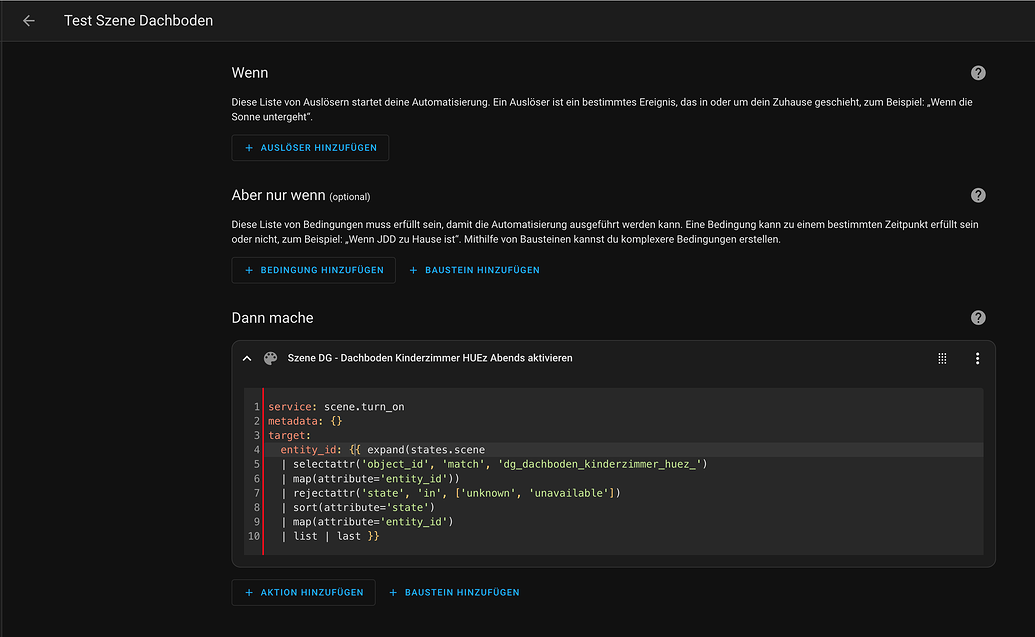 Solved: Automation: Filter scenes and trigger the last one used - Configuration - Home Assistant ...