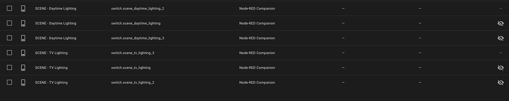 Switch nodes creating 3 entities in HA? - Node-RED - Home Assistant Community
