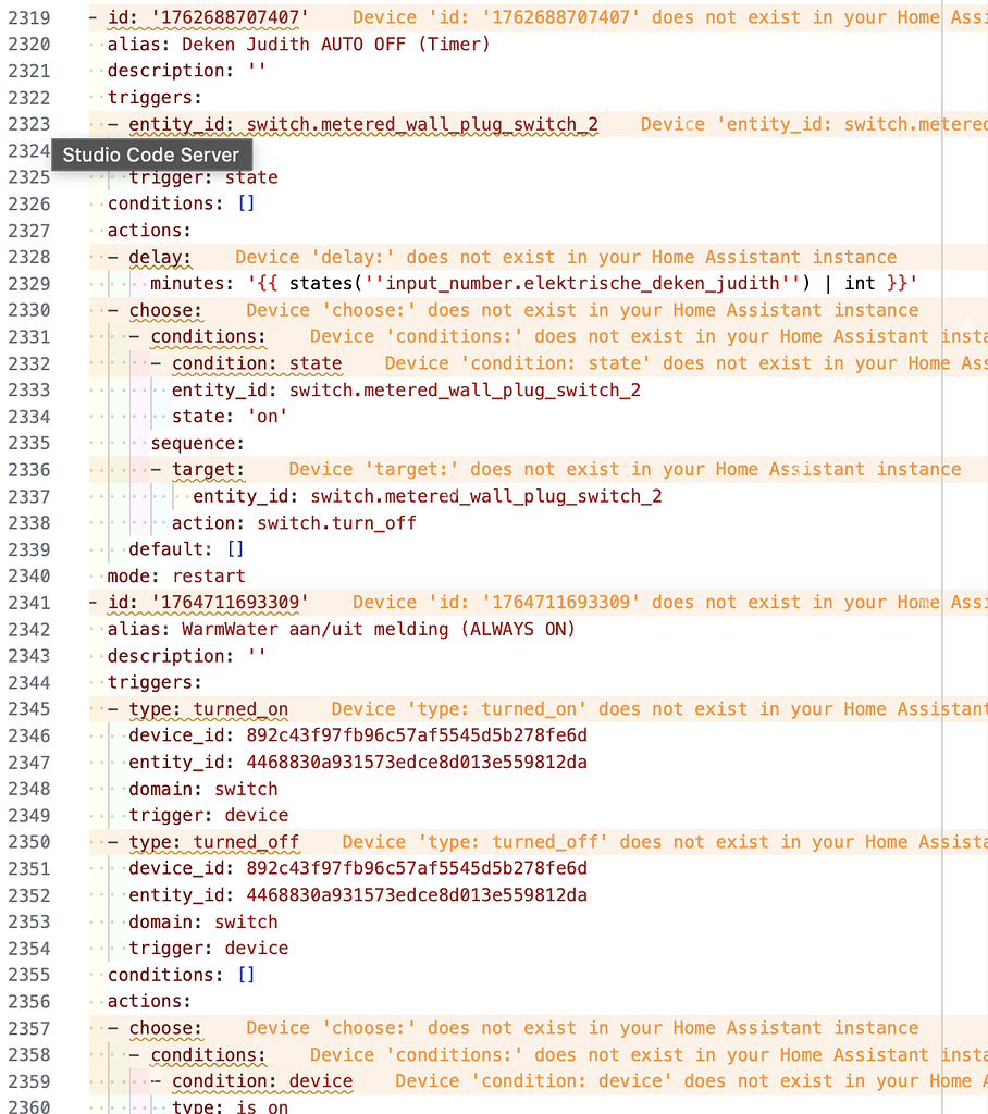 Errors in automation.yaml - Configuration - Home Assistant Community